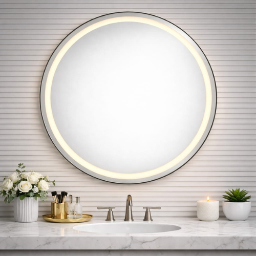 ESPEJO REDONDO LED – Cristalería La Mejor